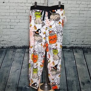 Grumpy Cat | Intimates & Sleepwear | Grumpy Cat Halloween Fleece Pajama ...